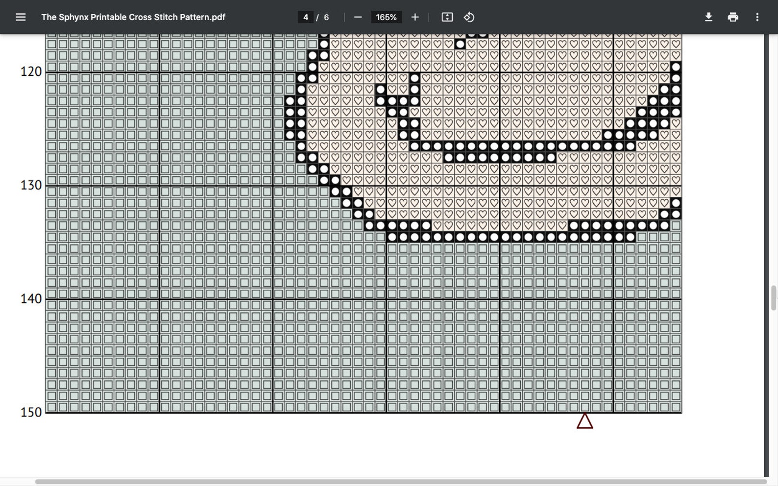 The Sphynx: Printable Cross Stitch Pattern PDF Format Ready - Etsy