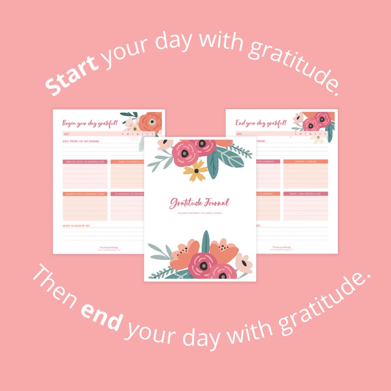 Gratitude Journal Printable Weekly Gratitude Gratitude - Etsy México
