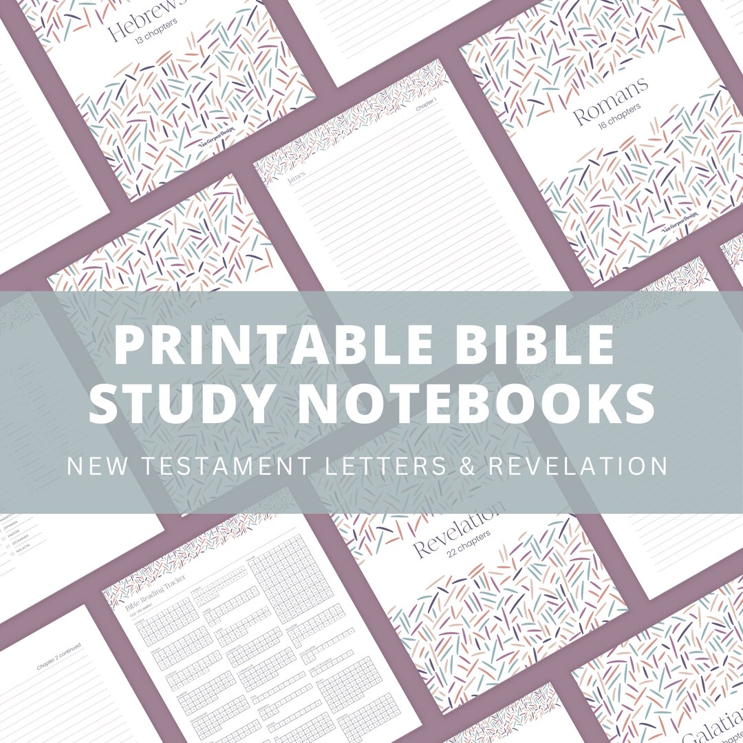 Bible Journaling PDF Printable Notebook Bible Study - Etsy
