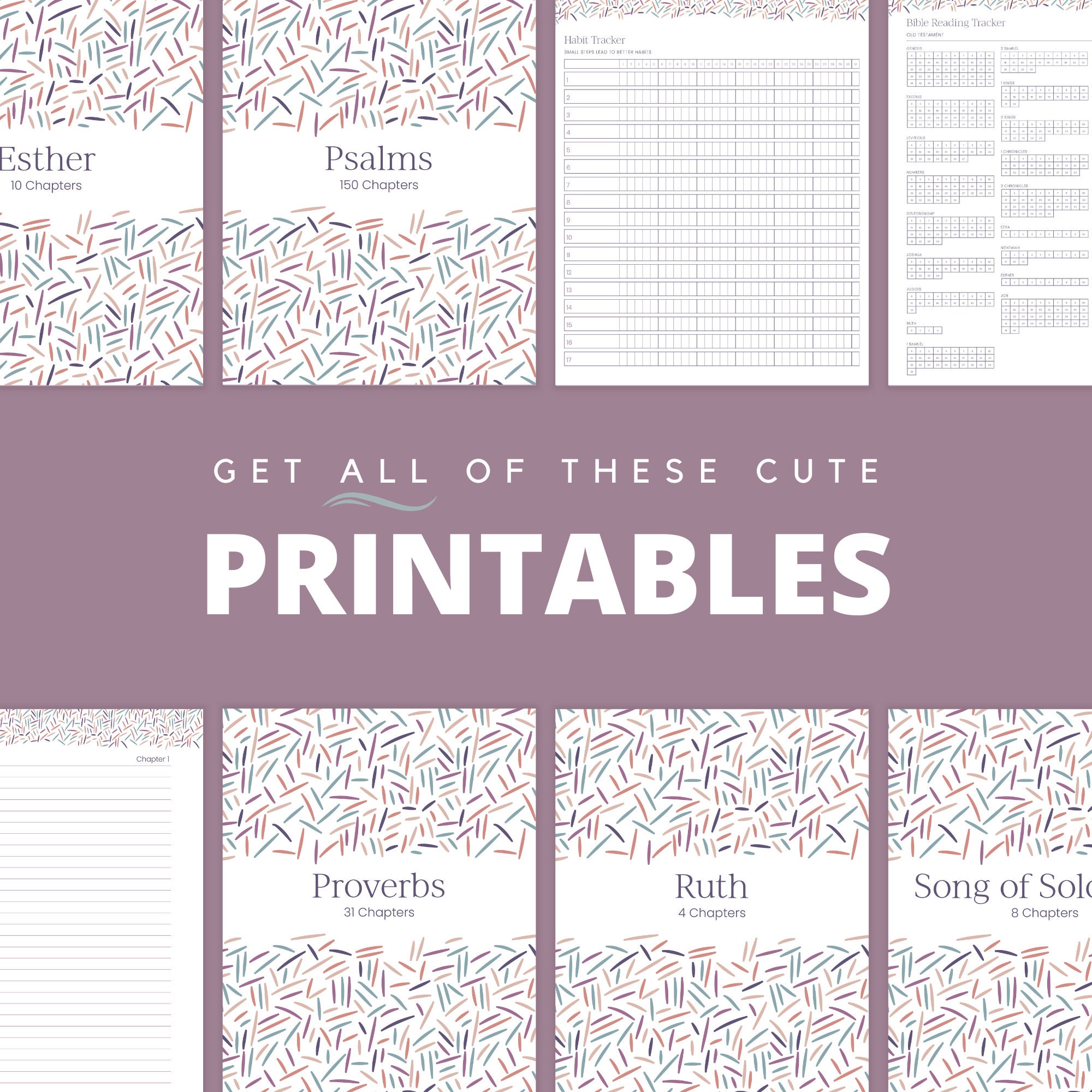 Bible Journaling PDF, Printable Notebook, Bible Study Notebook ...