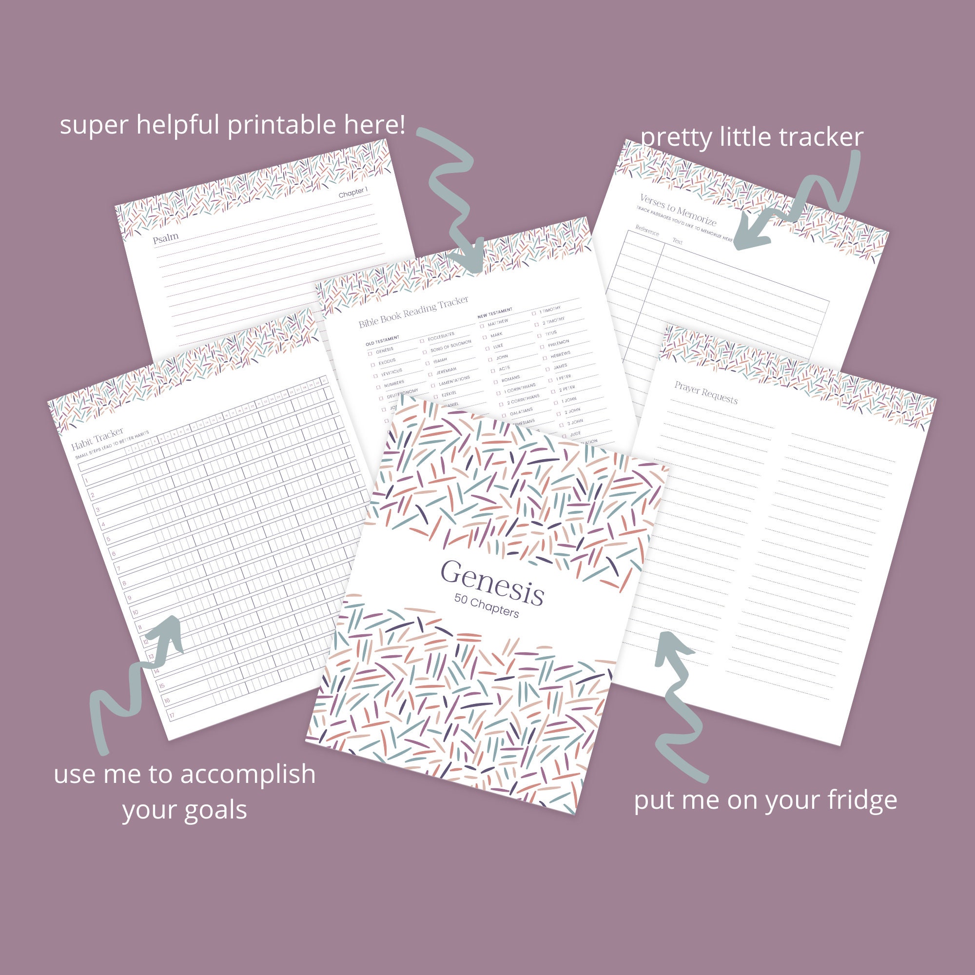 Bible Journaling PDF, Printable Notebook, Bible Study Notebook ...