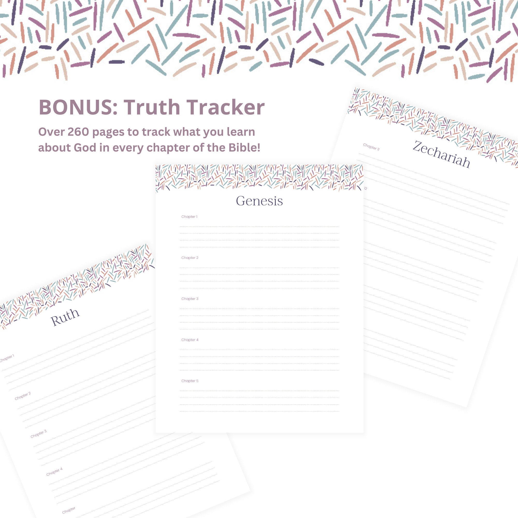 Bible Journaling PDF, Printable Notebook, Bible Study Notebook ...