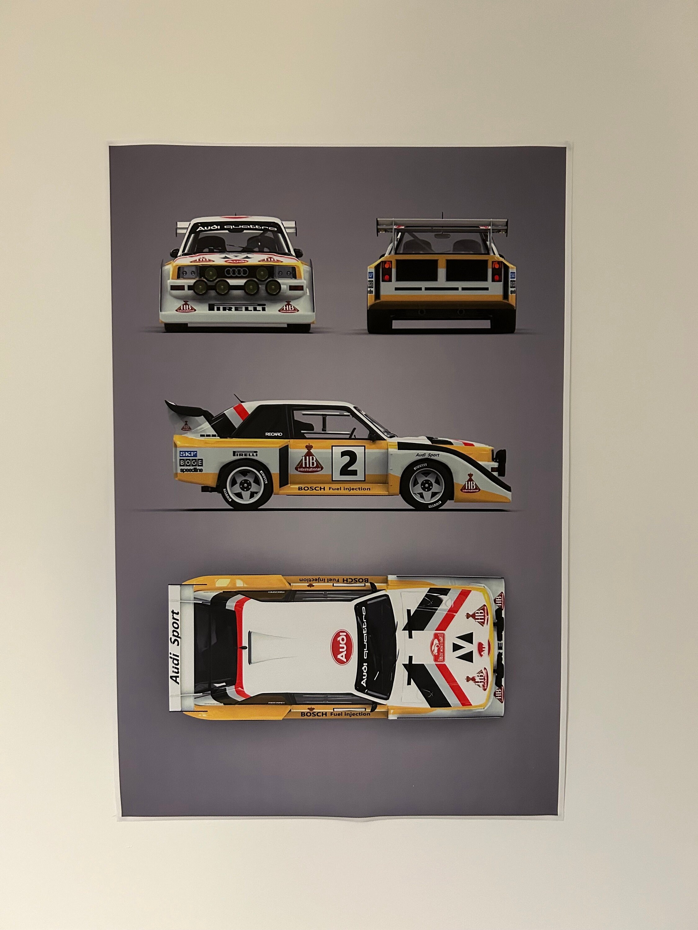 Audi Quattro Poster - Etsy