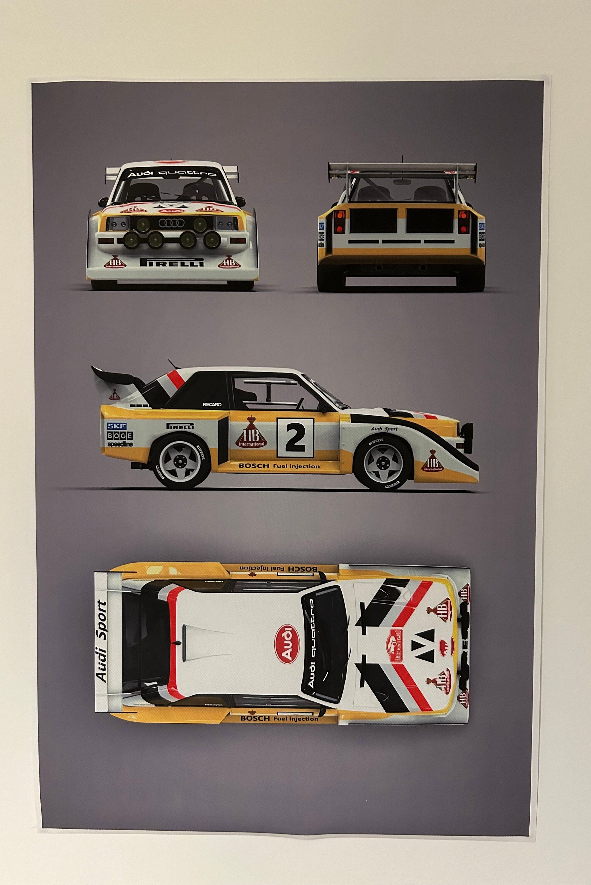 Audi Quattro Poster - Etsy