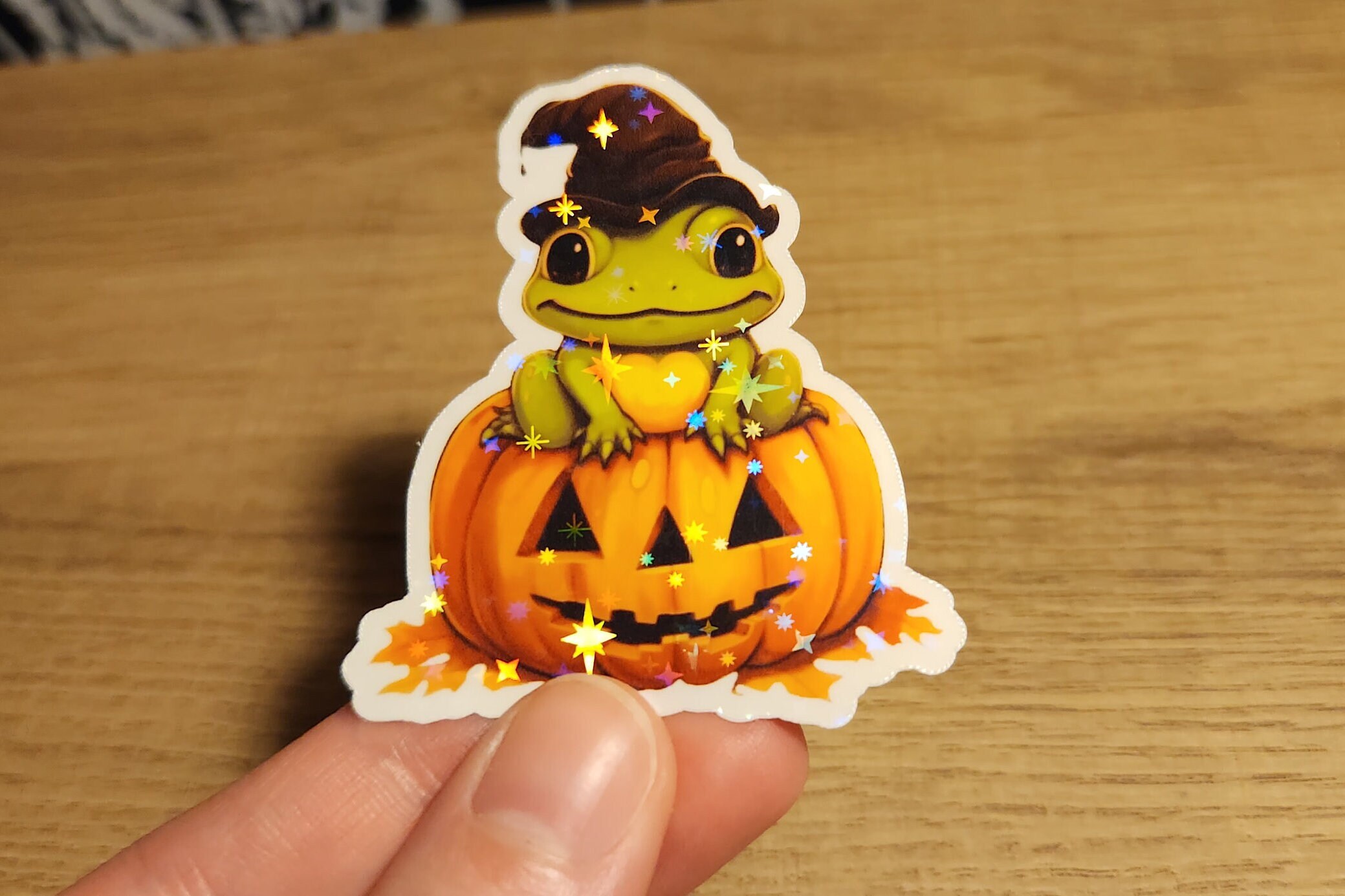 Frog Holographic Sticker - Etsy