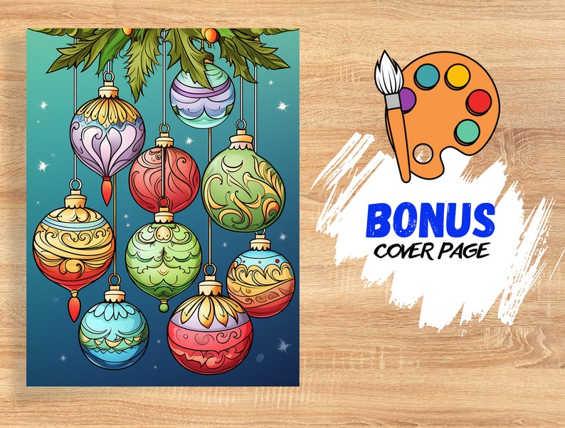 Christmas Ornaments Coloring Book: Delve Into the World of Creativity ...