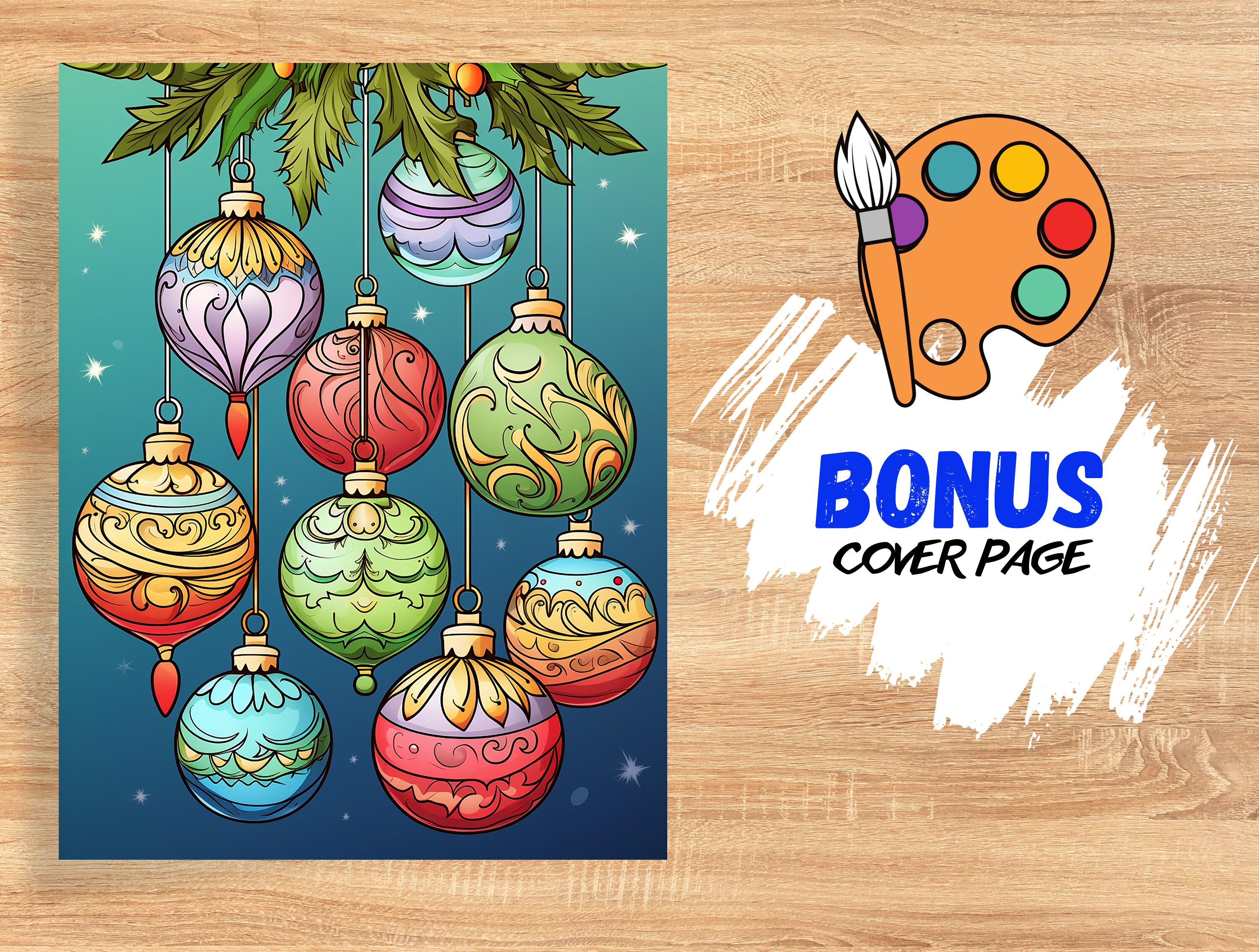 Christmas Ornaments Coloring Book: Delve Into the World of Creativity ...