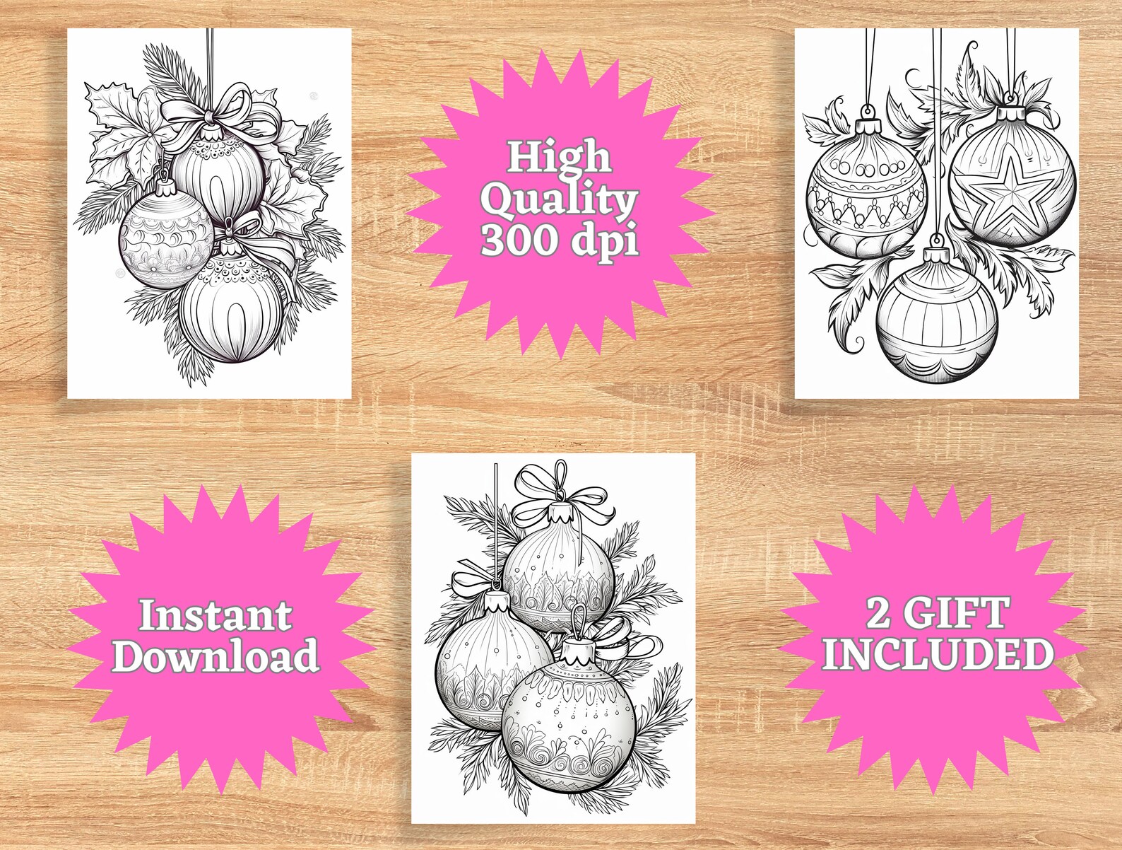 Christmas Ornaments Coloring Book: Delve Into the World of Creativity ...
