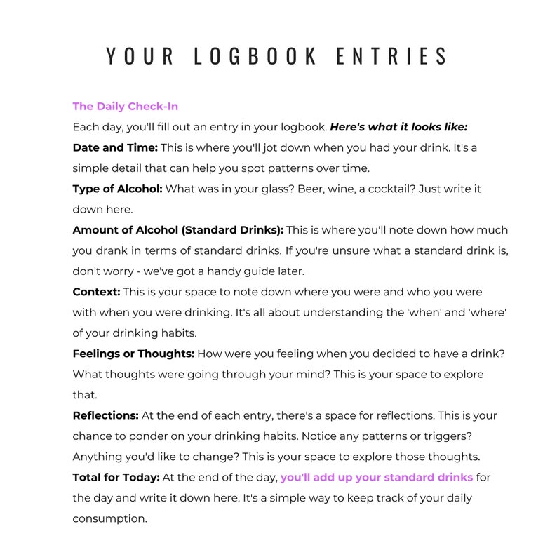 My Alcohol Drinking Tracker - Etsy