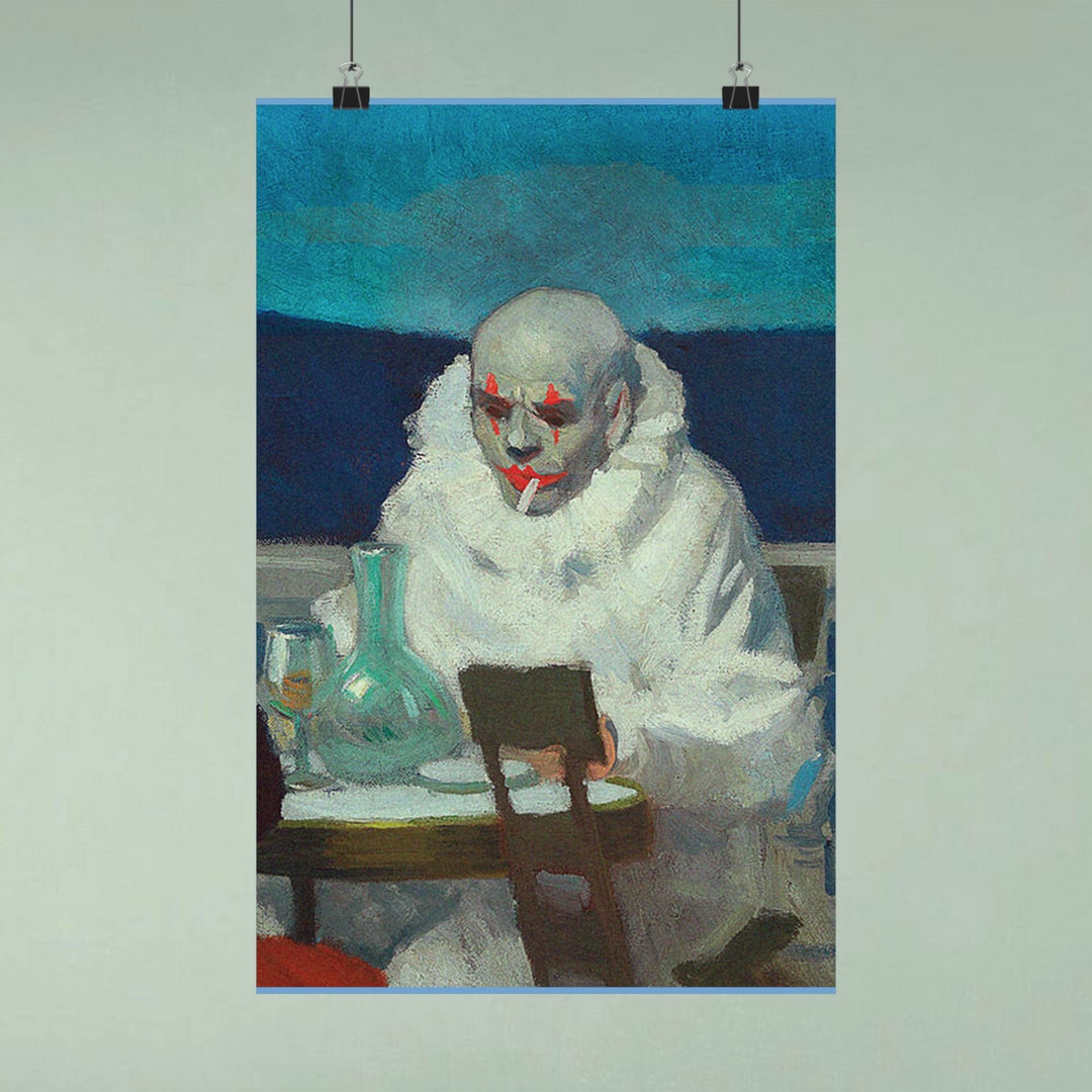 Soir Bleu Poster, Soir Bleu Wallpaper, Blue Night Painting, Blue Night ...