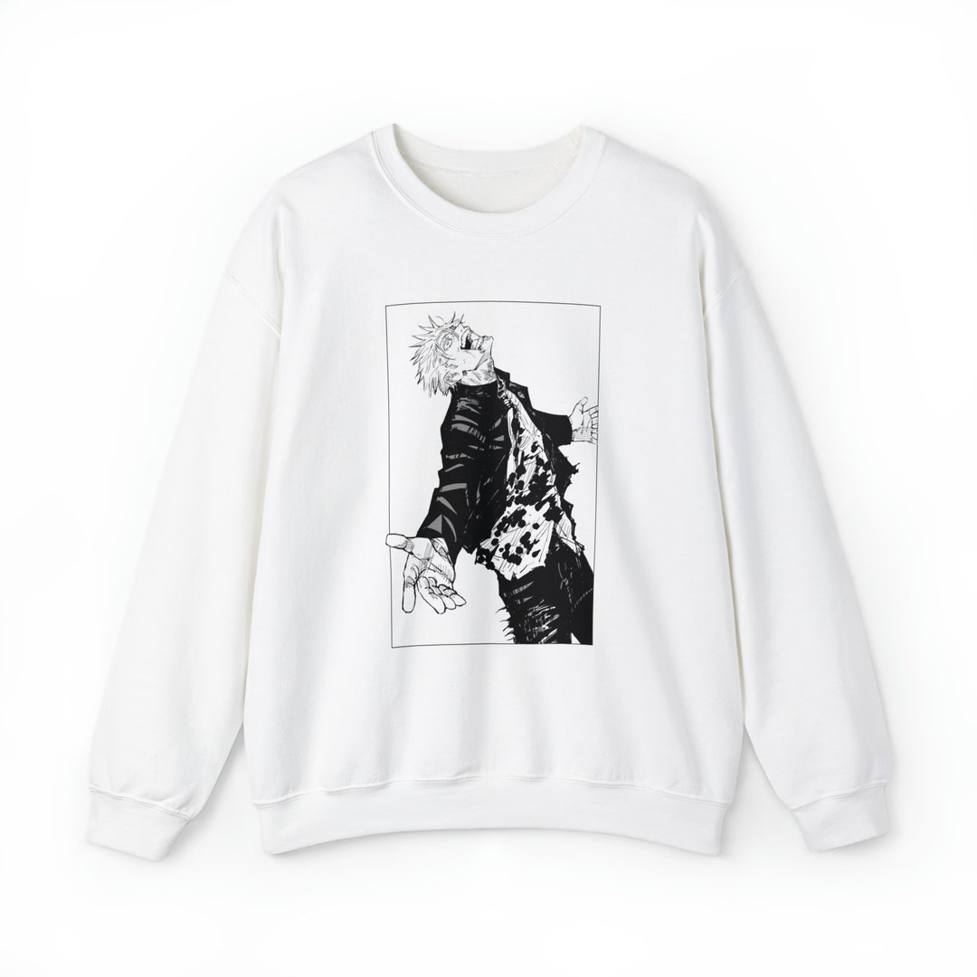 Gojo Satoru JJK Jujutsu Kaisen Insane / Crewneck / Manga Panel / Shonen ...