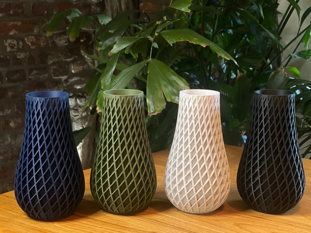 Flower Vase / Decorative Vase / 3D Print / Vase / double - Etsy