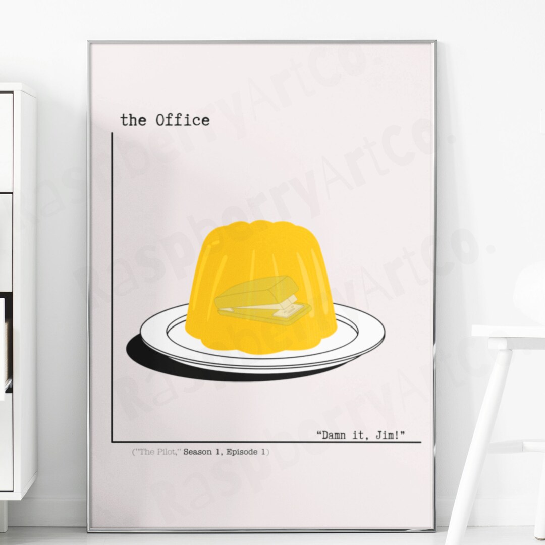 Stapler in Jello Print, Printable Wall Art, the Office Poster, Funny ...