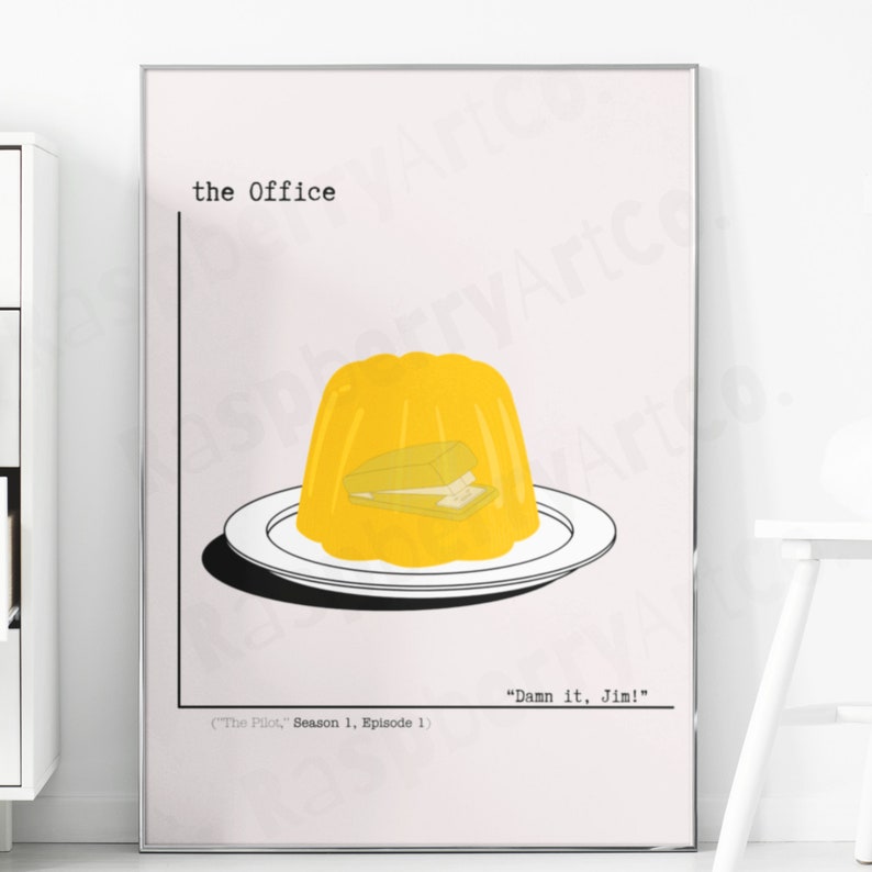 Stapler in Jello Print, Printable Wall Art, the Office Poster, Funny ...