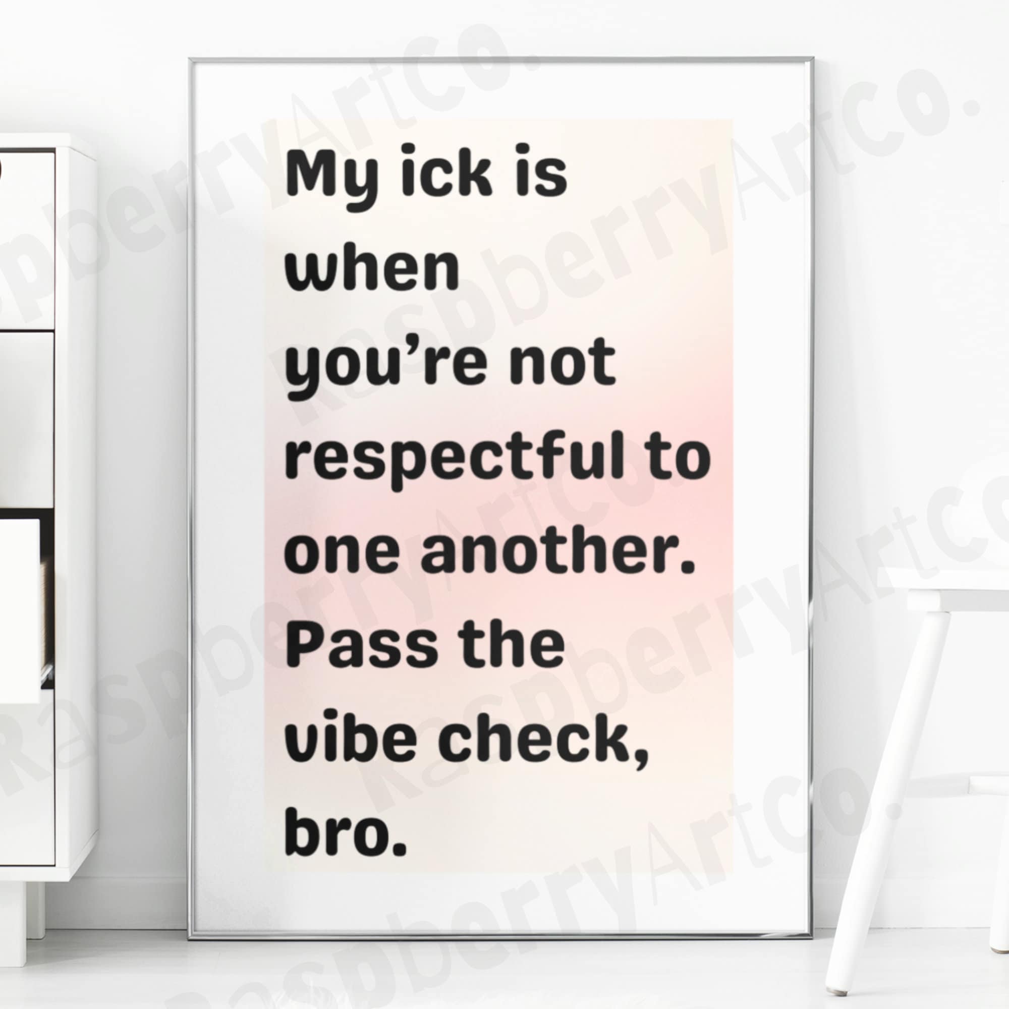 High School Classroom Poster - Instant Digital Download, Trendy Art ...