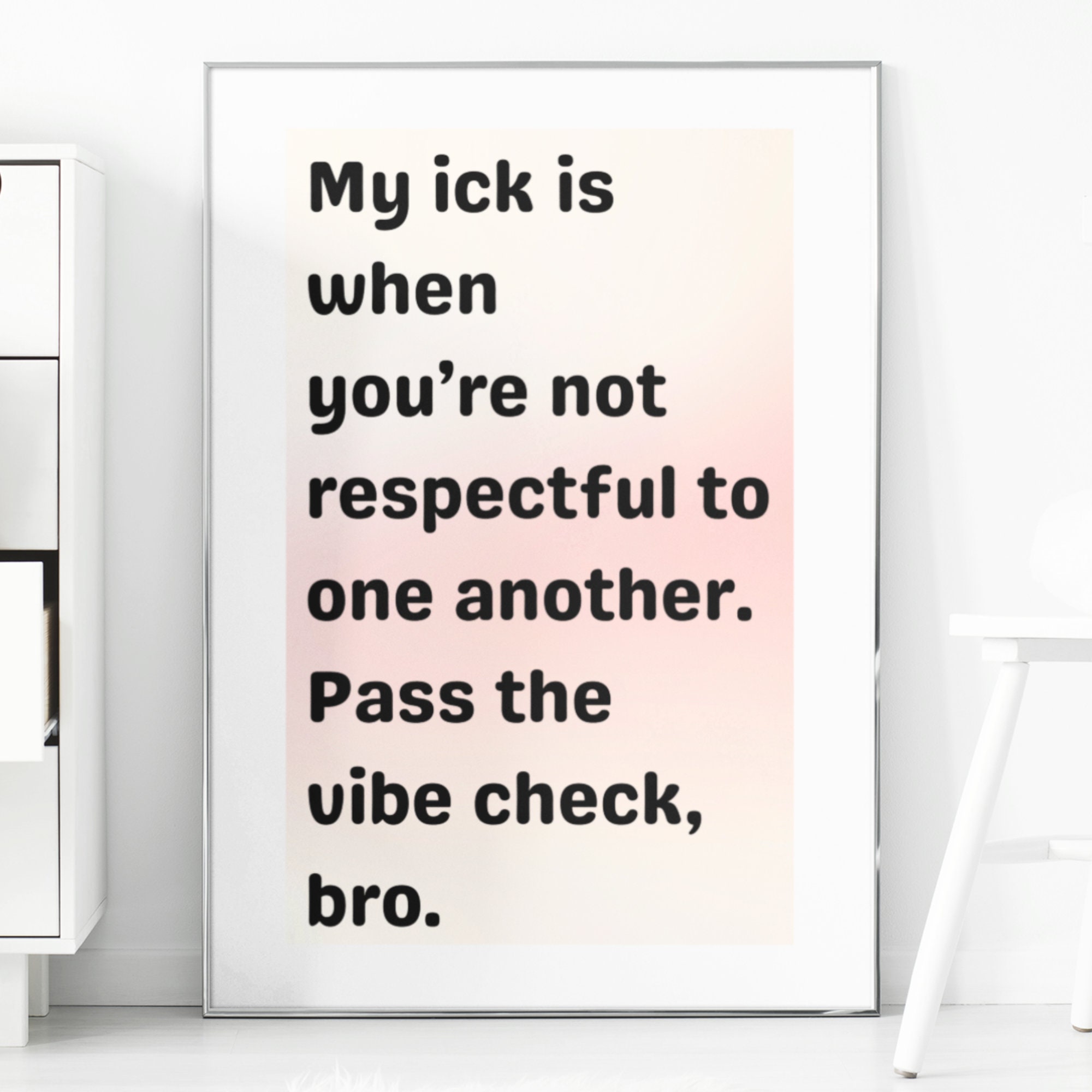 High School Classroom Poster Instant Digital Download, Trendy Art ...