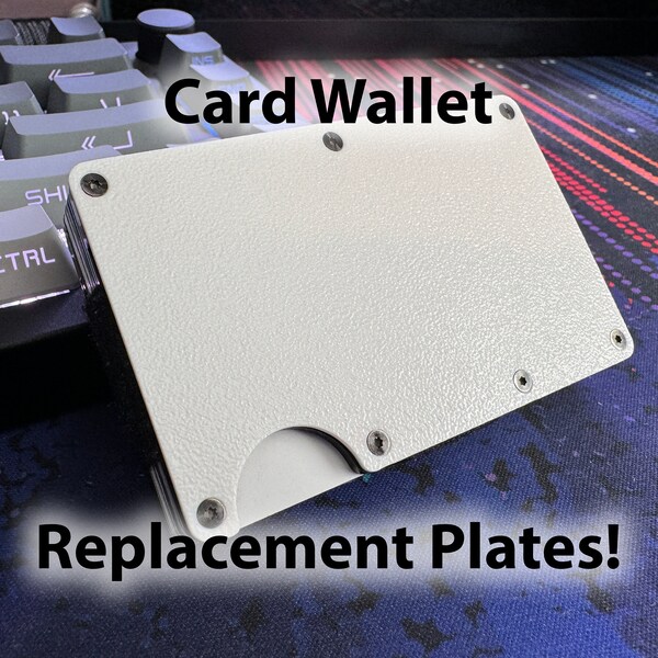 Ridge Wallet Plate - Etsy