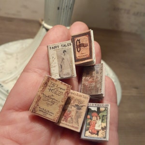 Printable Mini Book Fairy Tales 1:12 - Etsy