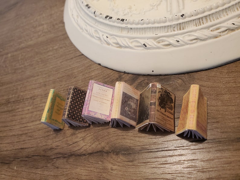 Printable Mini Books- 6 Botany/greenhouse Books 1:12 Scale in 3 Sizes ...