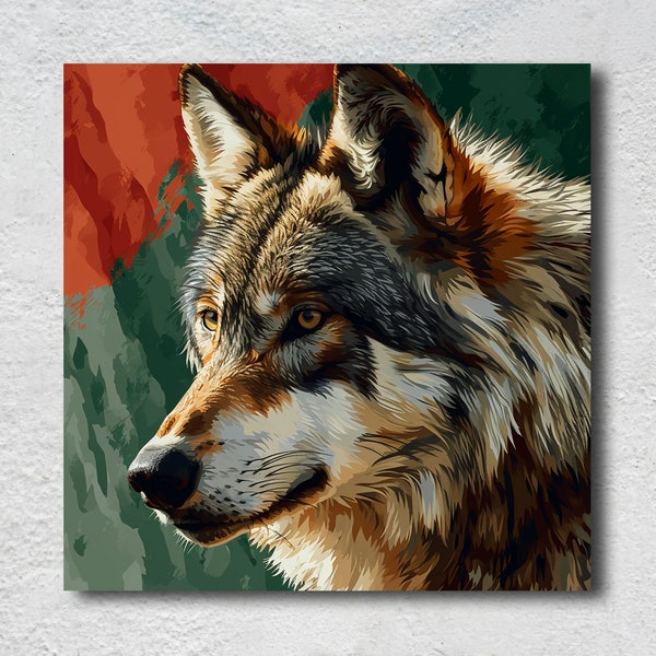 Wolf Poster - Etsy
