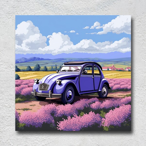 Citroën 2cv Poster - Etsy