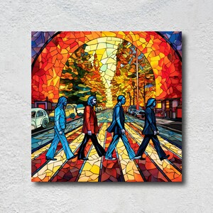 The Beatles Digital Art Pop Star Icon High Quality Poster Print ...