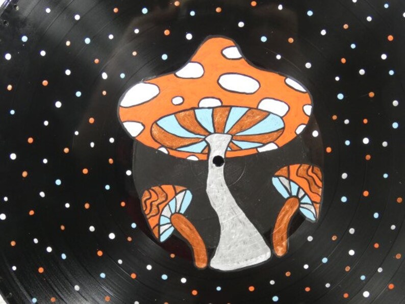 LP Bag Vinyl Record Bag Magical Red Mushrooms Psychedelic Mushrooms - Etsy
