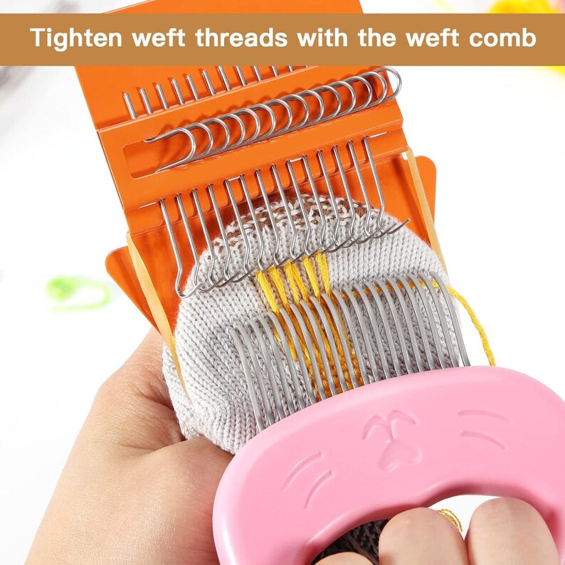 DIY Darning Mini Loom Kits Speedweve Machine With 50 Color Threads ...