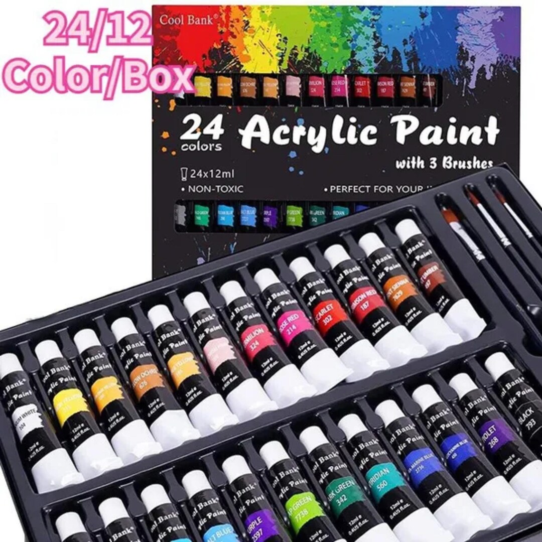 Acrylic Paint Set Acrylic Paint Kit for Artists & Beginners, Paints for ...