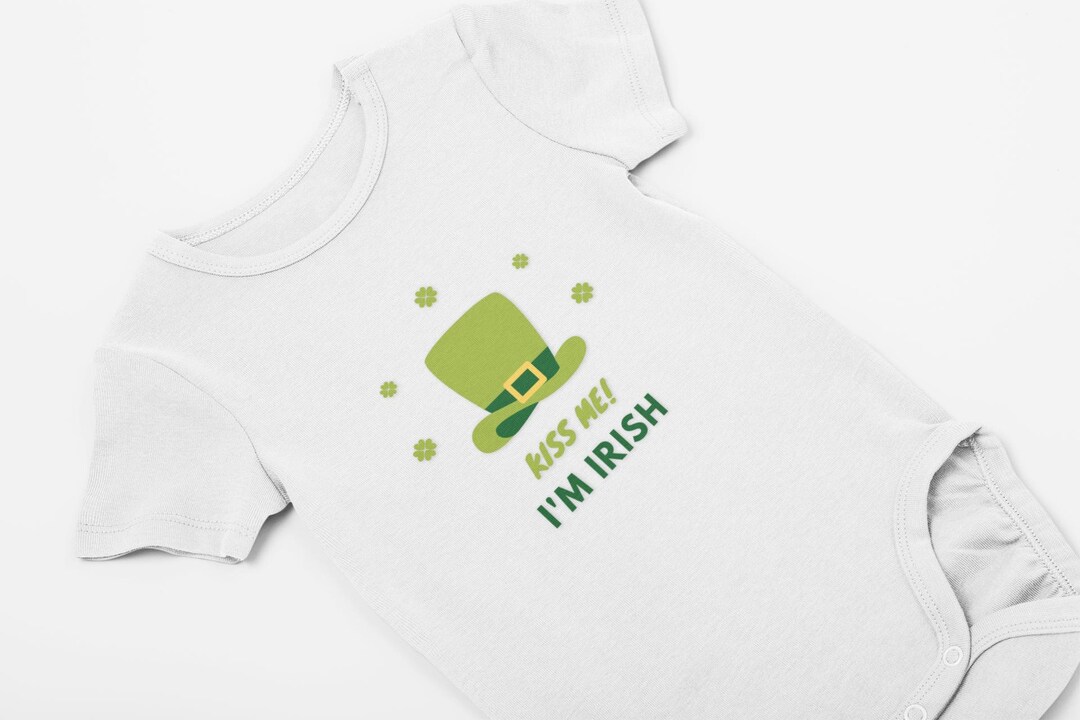 Baby Onesie, St. Patrick's Day Bodysuit, Kiss Me I'm Irish, Infant ...
