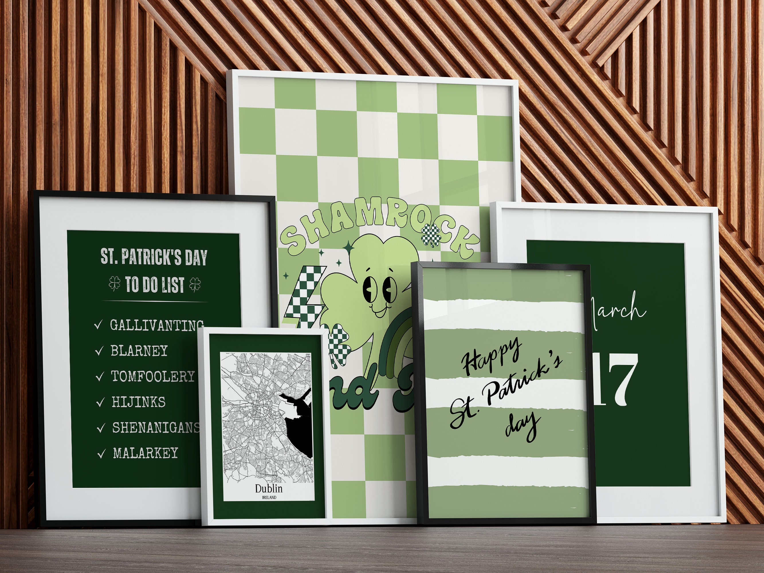 St.patricks Day Decor Set of 26 PRINTABLES St Patrick's Day Printables ...