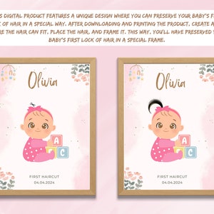 Baby's First Haircut, DIY Create Lasting Memories, Personalized Baby ...