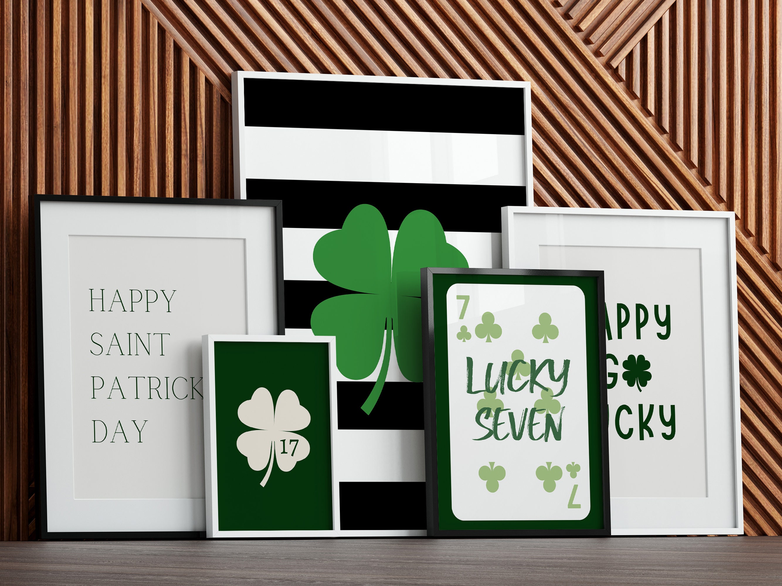 St.patricks Day Decor Set of 6 PRINTABLES St Patrick's Day Printables ...