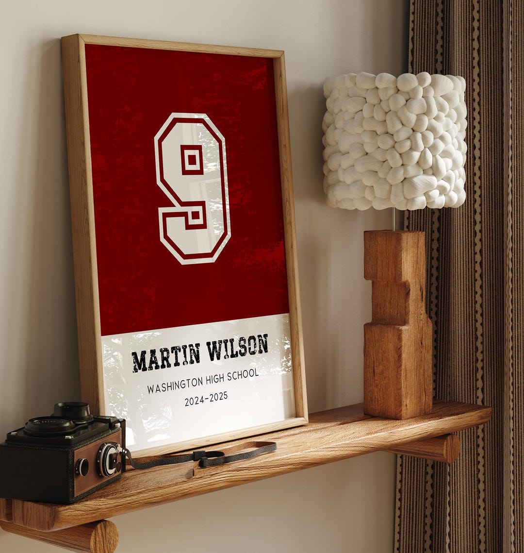 Personalized Jersey Poster: Custom Sports Art, Any Color (digital ...