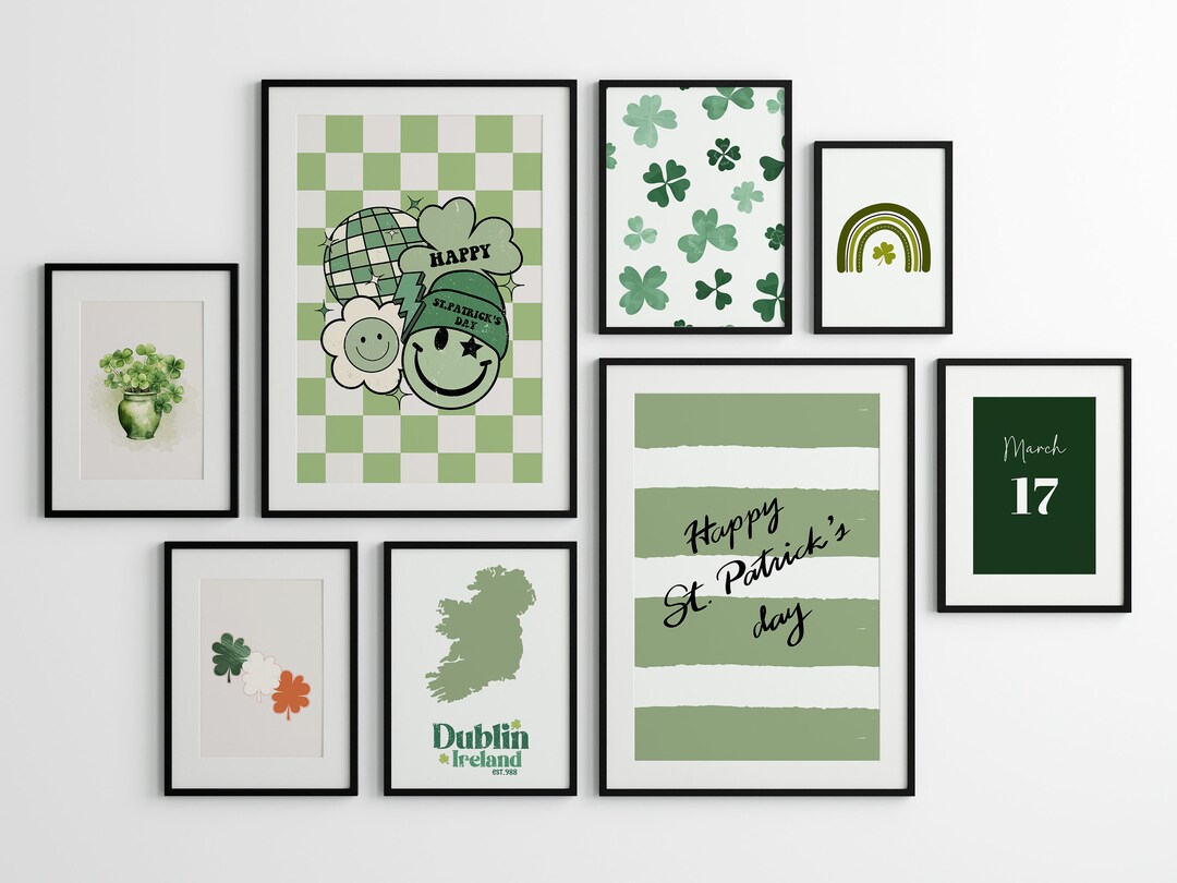 St.patricks Day Decor Set of 26 PRINTABLES St Patrick's Day Printables ...