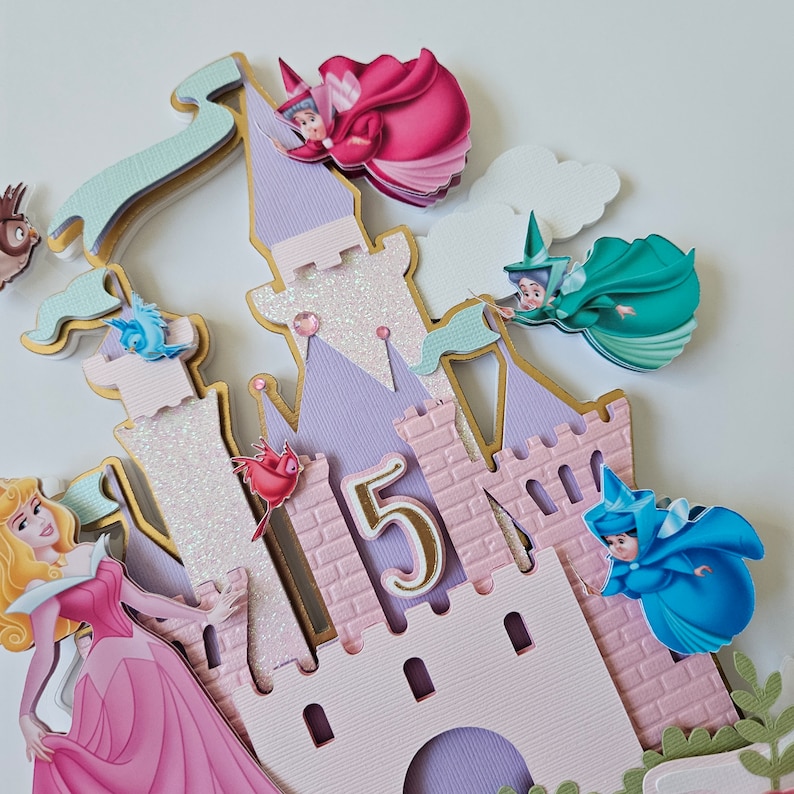 Princess Cake Topper Princess Party - Etsy
