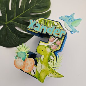 Dinosaur 3D Letters/numbers Dinosaur Party Dinosaur Party Decor - Etsy