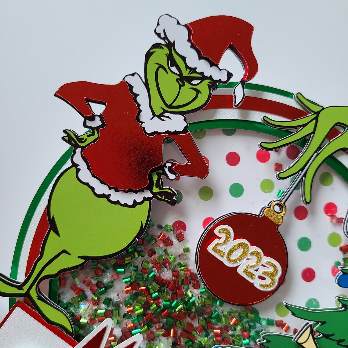 Grinch Cake Topper Christmas Cake Topper Grinch Party - Etsy