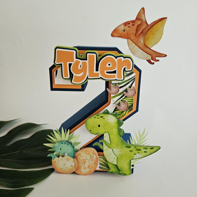 Dinosaur 3D Letters/numbers Dinosaur Party Dinosaur Party Decor - Etsy