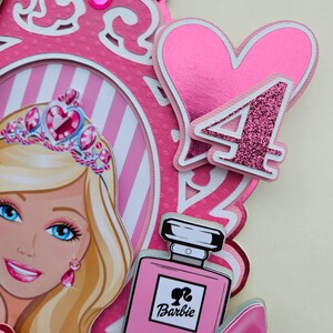 Fashion Doll Cake Topper Pink Doll Cake Topper - Etsy