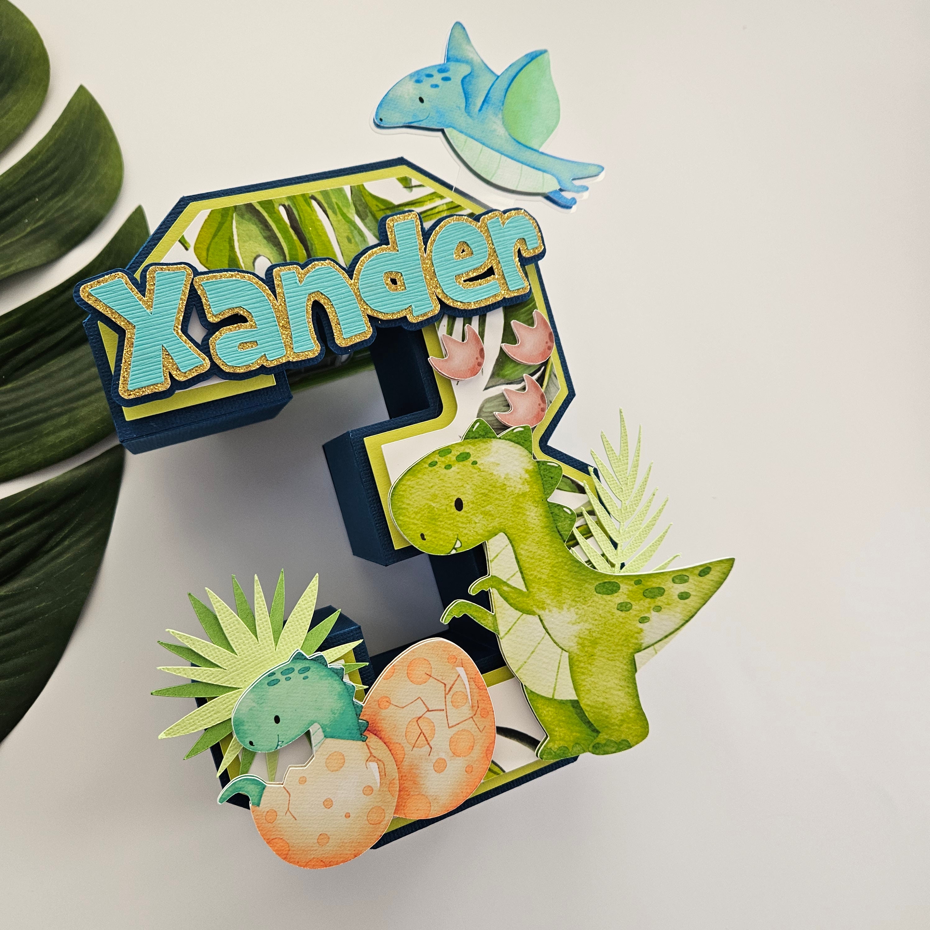 Dinosaur 3D Letters/numbers Dinosaur Party Dinosaur Party Decor - Etsy