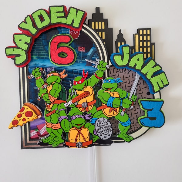 Ninja Turtles Cake - Etsy