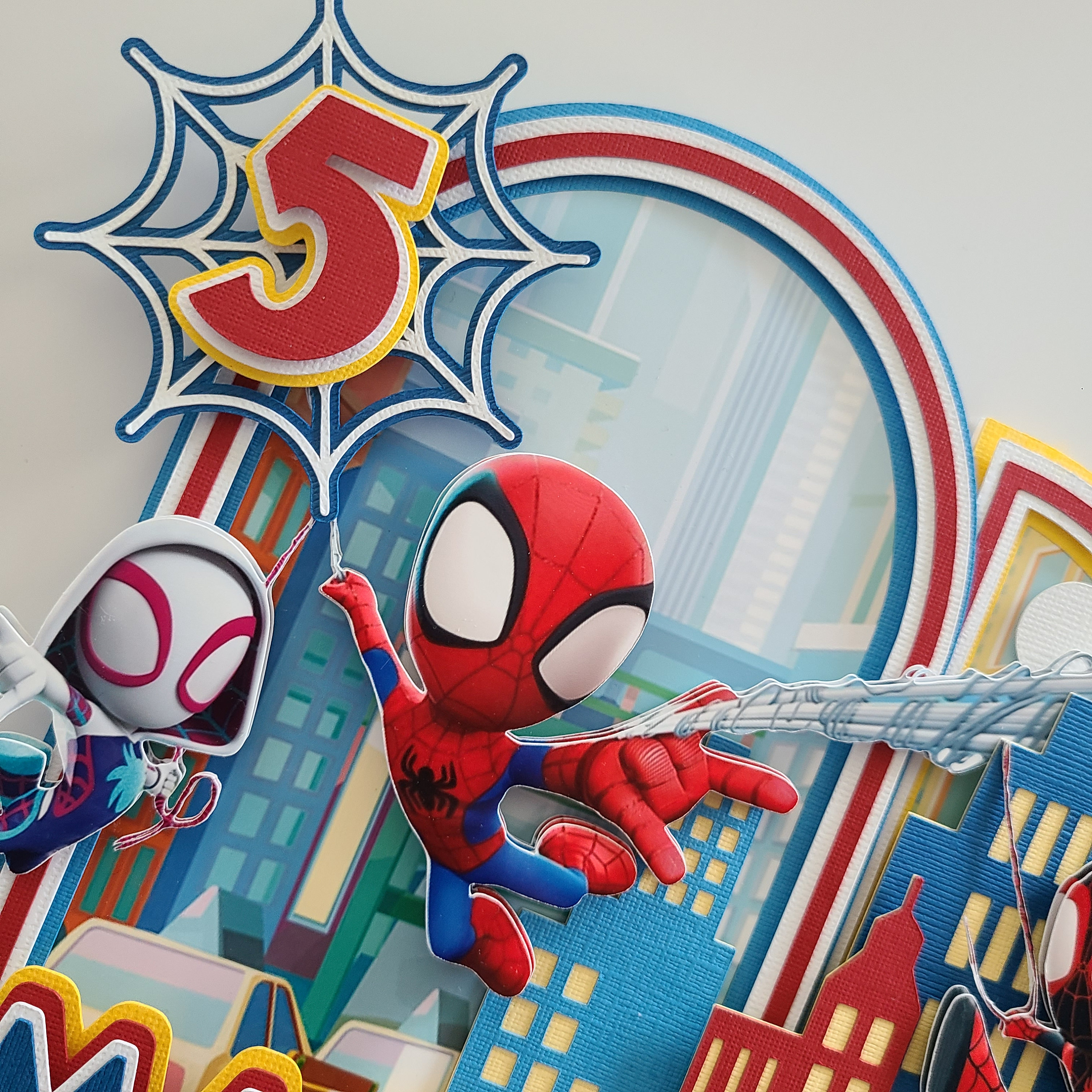 Spidey and Friends Cake Topper Spidey and Friends Party - Etsy