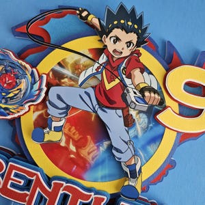 Beyblade Cake Topper Beyblade Party - Etsy