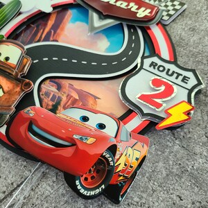 Cars Cake Topper Mcqueen Cake Topper Cars Party - Etsy