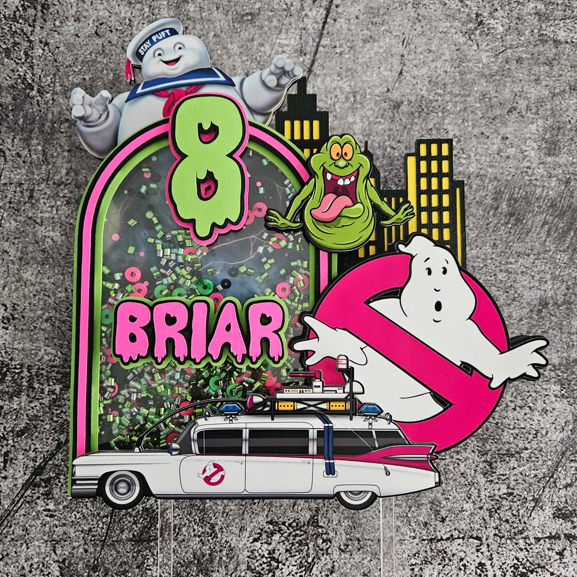 Ghostbusters Cake Topper Ghostbusters Party Decor - Etsy
