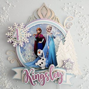 Frozen Inspired Cake Topper Frozen Party - Etsy