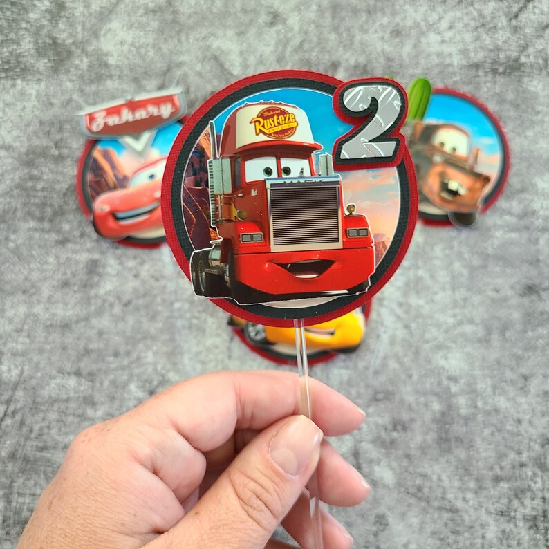 Cars Cupcake Toppers Mcqueen Cupcake Toppers Cars Party - Etsy