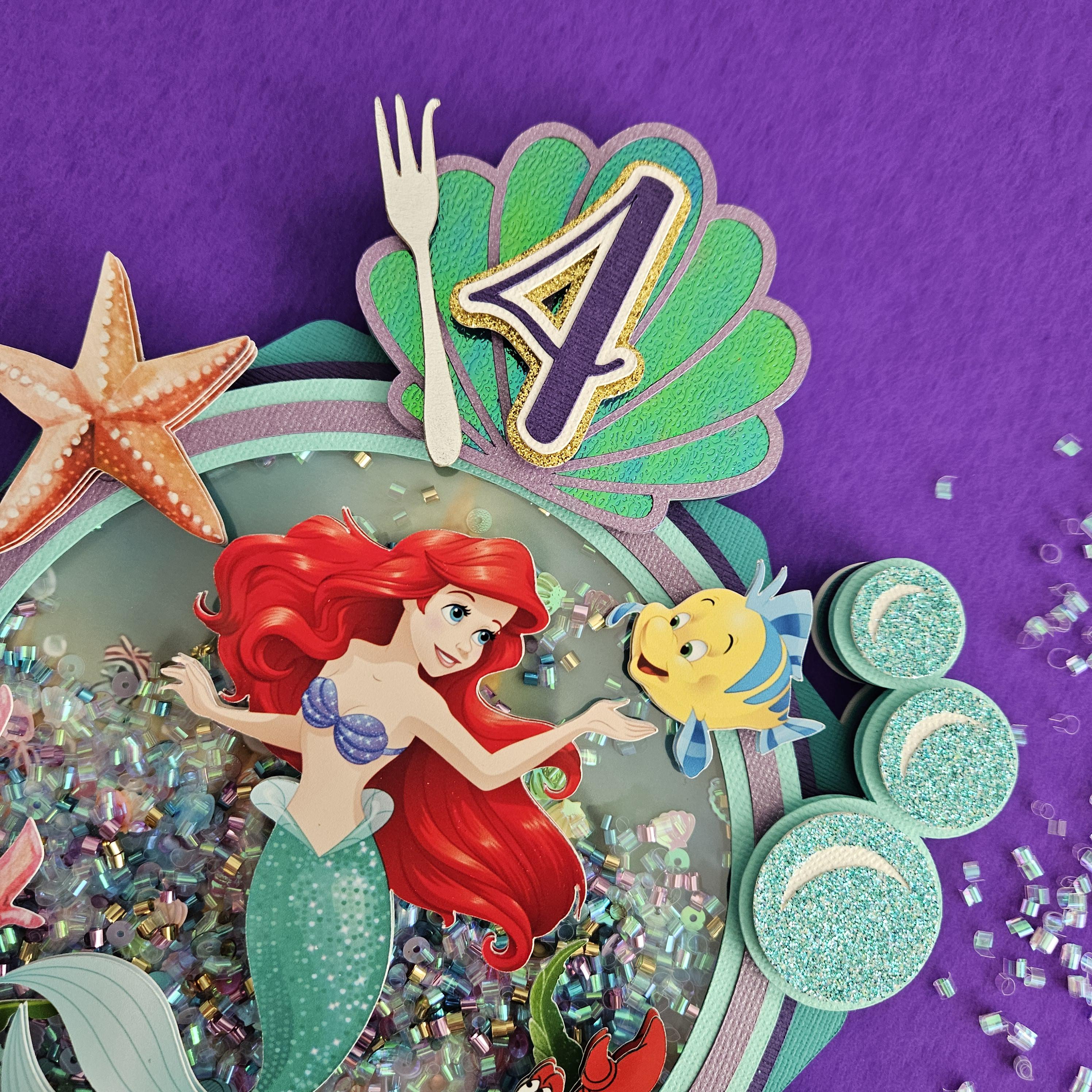 Mermaid Cake Topper - Etsy