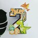 Dinosaur 3D Letters/numbers Dinosaur Party Dinosaur Party Decor - Etsy